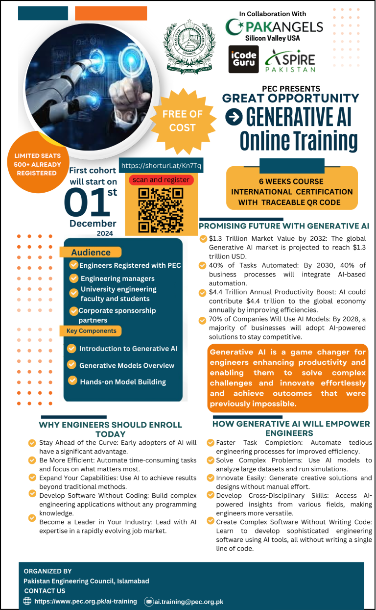 ai training – Pakistan Engineering Council – PEC